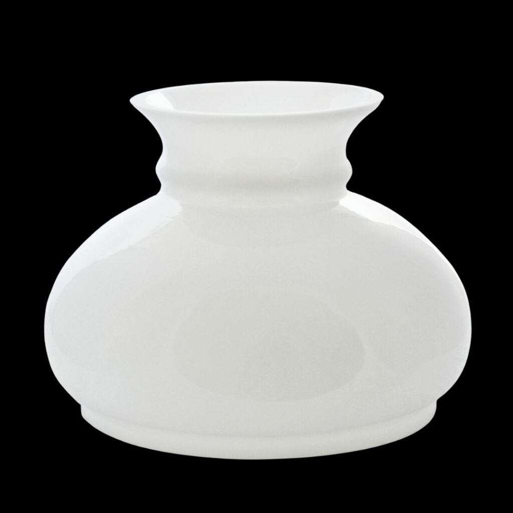 7" Student Shade - White Opal — The Source for Oil Lamps and Hurricane ...