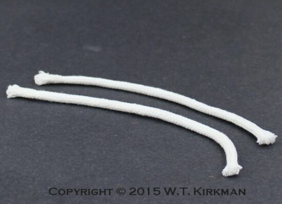 1/8" Diameter Round Wick Pair — The Source for Oil Lamps and Hurricane ...