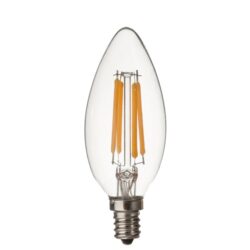 12 Volt 4 Watt LED Torpedo Tip E-12 Bulb — The Source for Oil Lamps and ...