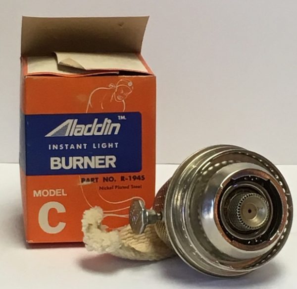 Vintage NOS Aladdin Model "C" Burner, Nickel over Brass - The Source ...