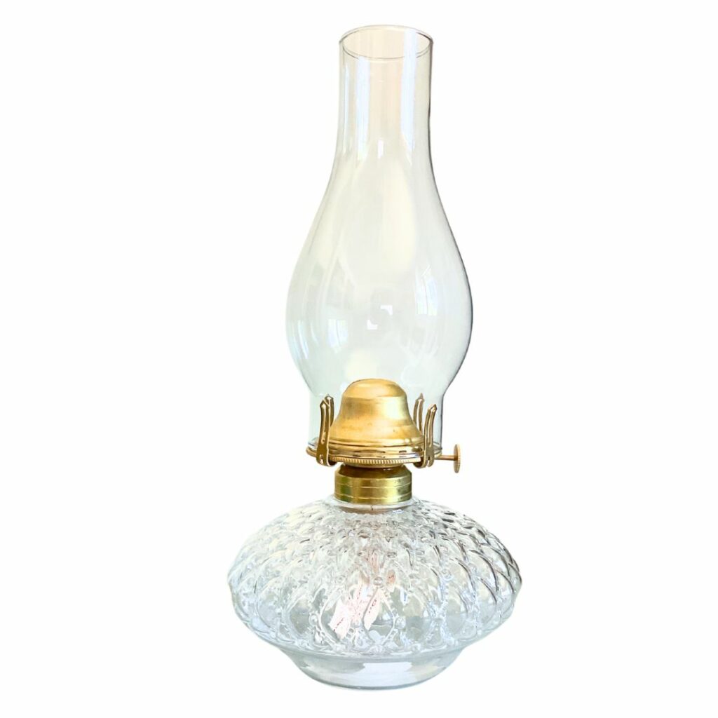 No. 321 "Diamond Quilt" Glass Oil Lamp — The Source for Oil Lamps and ...